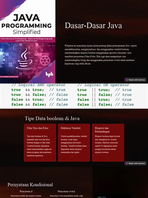 dasar dasar java pdf