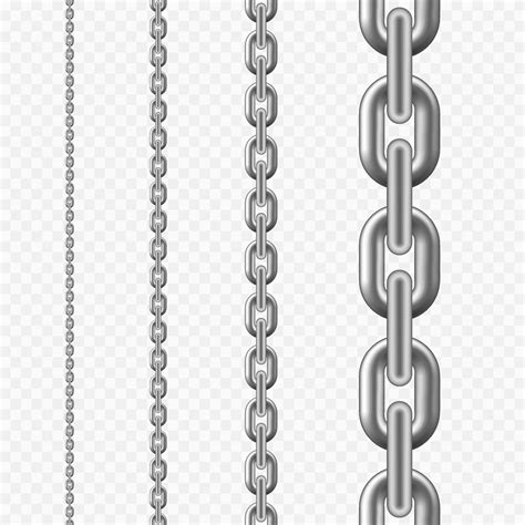 Seamless Chain Pattern Silver Metallic Chain Texture Vector Illustration 22926192 Vector Art