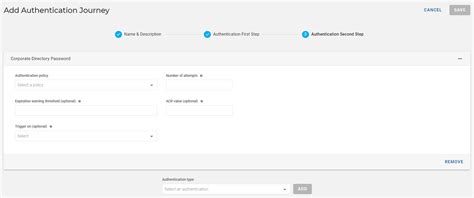 Second Step Authentication