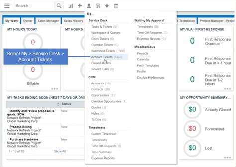 Using Your Autotask Integration