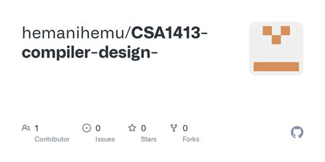 Github Hemanihemucsa1413 Compiler Design