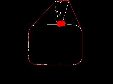Opencv How To Crop Away Convexity Defects Stack Overflow