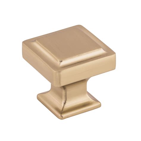 Transcend Collection Ascendra 1 14 Long Square Knob In Honey Bronze By Top Knobs Tk702hb