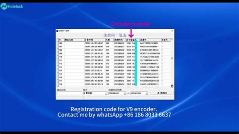 hotelock registration code for v9 encoder youtube