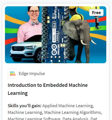 Introduction To Embedded Machine Learning Free Course ~ Computer Languages Clcoding