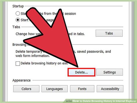 4 Ways To Delete Browsing History In Internet Explorer Wikihow
