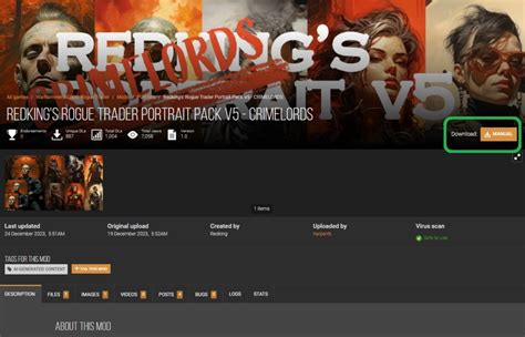 Портреты в Warhammer 40 000 Rogue Trader как скачать и сменить