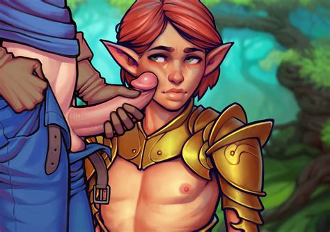 Rule 34 2022 2boys Armor Boobsgames Duo Elf Femboy Elf Warlock And