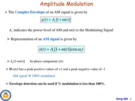 Ppt Chapter 5 Am Fm And Digital Modulated Systems Amplitude Modulation Am Powerpoint