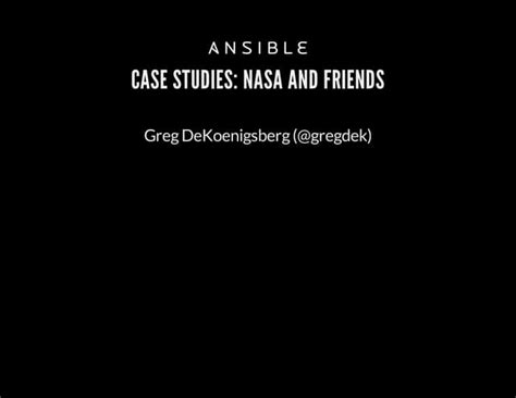 Ansible Case Studies Pdf