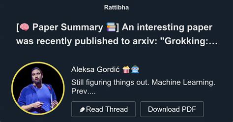 [🧠 paper summary 📚] an interesting paper was recently published to