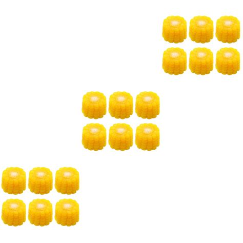 3 Pack Corn Props Simulated Vegetables Photo Background