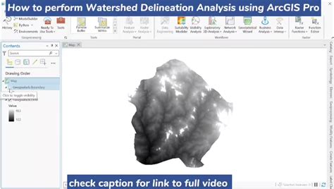 [video] how to create a watershed map in arcgispro geoinfotech editor