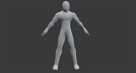Generic Base Mesh Male Character 3d Turbosquid 1188922
