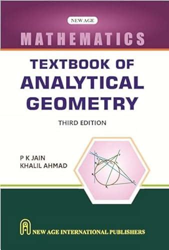 Textbook Of Analytical Geometry Jain Pk 9788122434507 Abebooks