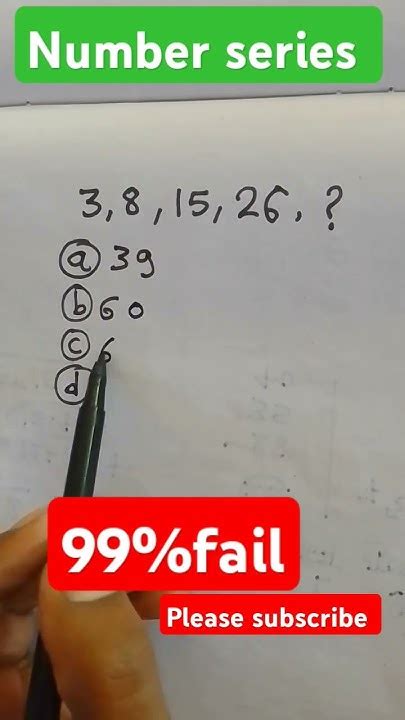 Number Series Youtube