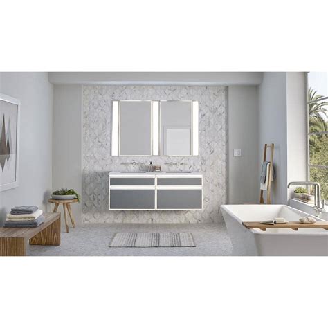 Robern Profiles 35 In X 30 In Chrome Led Light 2700k Flush Mount