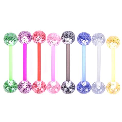 Sweet Caress Multi Color Nipple Piercing Bars Cum Swing With Me