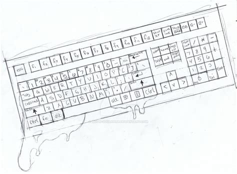 Drawing Of Laptop Keyboard Warehouse Of Ideas