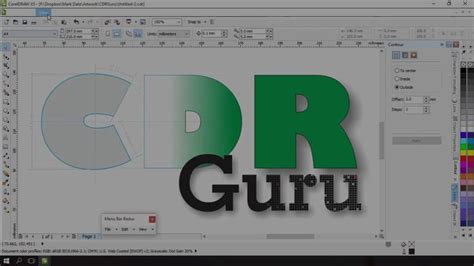 Corel Draw X Hidden Menu Bar On Windows