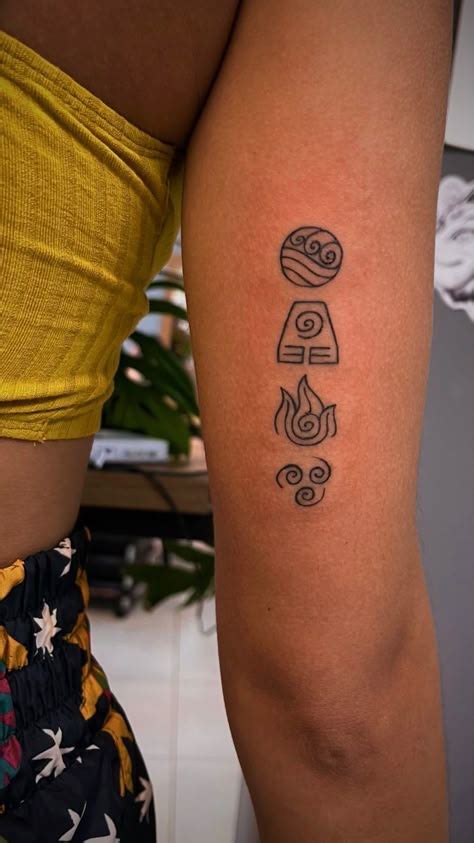 Avatar Air Bender Tattoo