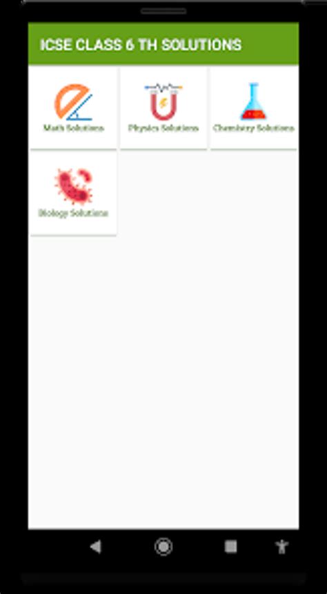Icse Class 6 Solution Para Android Descargar