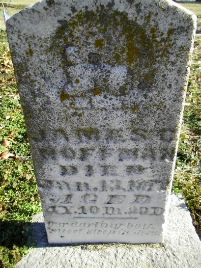 James C Hoffman 1867 1872 Memorial Find A Grave