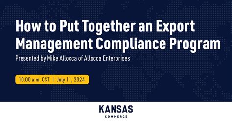 Learn Export Compliance From Mike Allocca Laurie Pieper Phd Posted