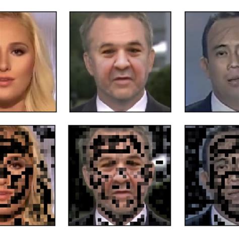 sample faces extracted from ff and dfdc datasets for each pristine