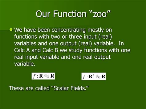 Ppt Introduction To Vector Fields Understanding Functions In Various Dimensions Powerpoint