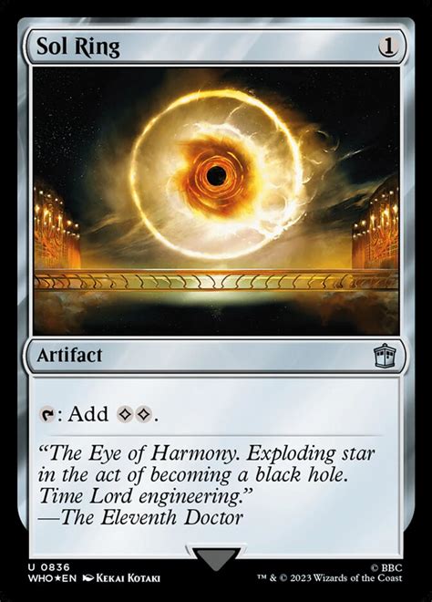 Sol Ring Who 836 Surge Foil Bootleg Mage