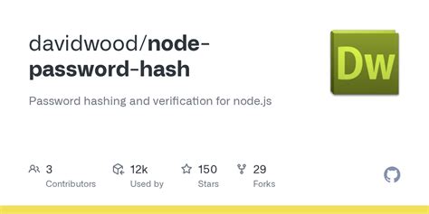 Github Davidwoodnode Password Hash Password Hashing And