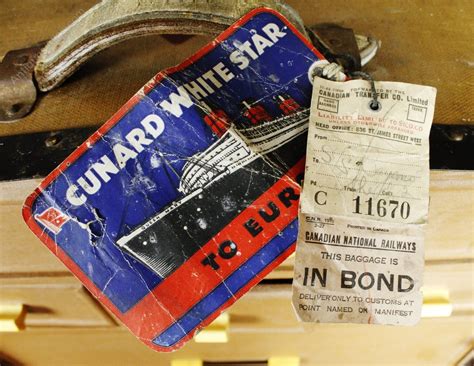 Antiques Atlas Steamer Trunk 1930s Cunard White Star Labels