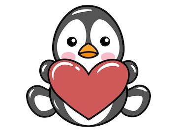 Premium Vector Cute Penguin Cartoon Drawing Illustration