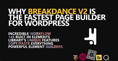 Why Breakdance V2 Is The Fastest Page Builder For Wordpress