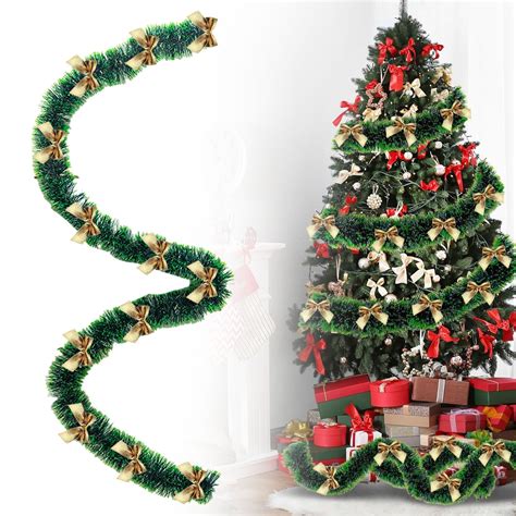 Wujdf 656 Feet Christmas Tinsel Garland Artificial Christmas Garland