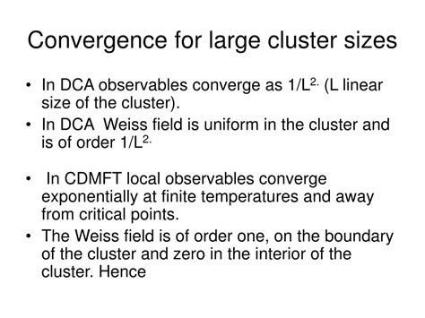 Ppt Cluster Dynamical Mean Field Theories Some Formal Aspects Powerpoint Presentation Id