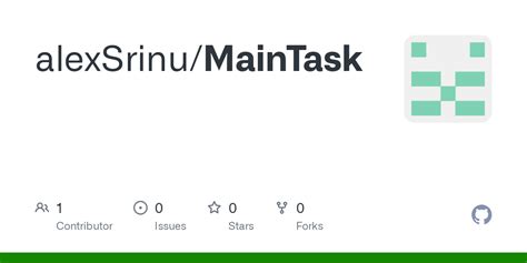 Github Alexsrinumaintask