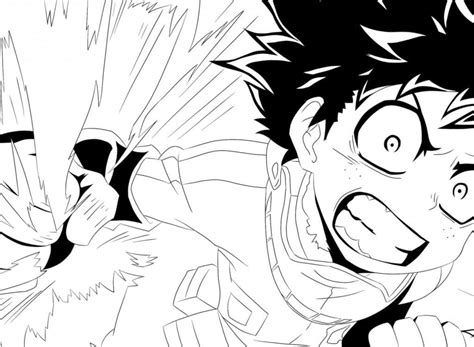 Very Angry Deku Coloring Page Download Print Or Color Online For Free