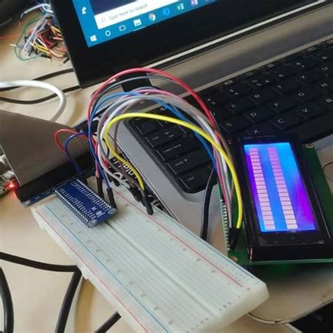 Interfacing An Lcd Screen With The Raspberry Pi Using A Breadboard To Show Status Of A Lightbulb