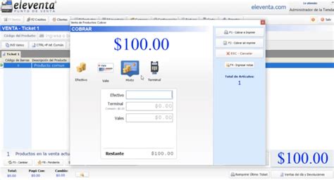 Eleventa Monocaja Software De Punto De Venta Fácil
