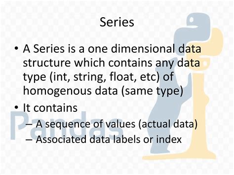 Xii Ip Ch 1 Python Pandas I Seriespdf Factual Genres