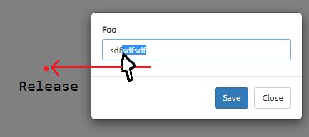 Modal Is Closed When Cursor Is Released Outside The Modal After Chrome Update Angularjs And