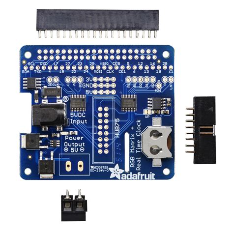 Adafruit Industries Rgb Matrix Hat Rtc For Raspberry Pi Mini Kit Micro Center