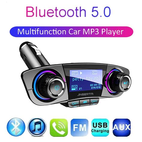 Bluetooth Handsfree FM Transmitter Aux Modulator Car Kit Car Audio MP3 Player Dual USB Car