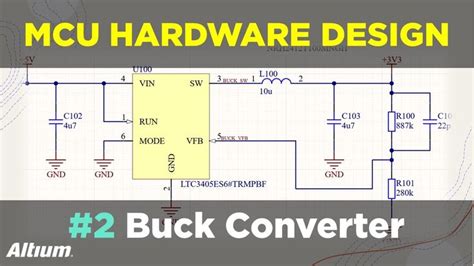 Microcontroller Based Hardware Design With Altium Designer Buck Converter YouTube