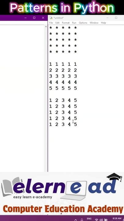 Patternspyramids In Python Part 2 Coding Bca Programming Pythonprogramming Learnpython