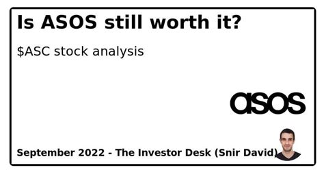 is asos still worth it deep dive update r valueinvesting
