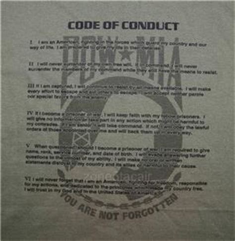 Us Military Code Of Conduct Us Military