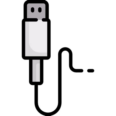 Usb Cable Special Lineal Color Icon